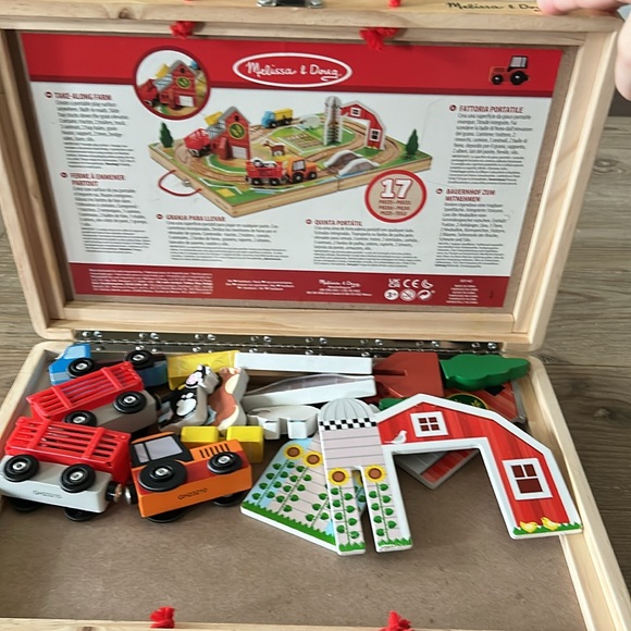 Melissa & Doug | Toys | Melissa Doug Wooden Takealong Farm Set | Poshmark